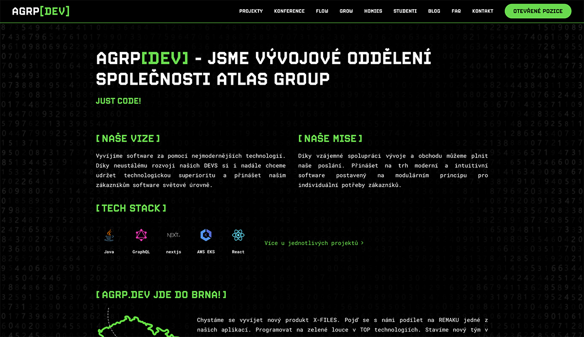 KARIÉRA - ATLAS GROUP DEVELOPMENT - AGRP.DEV